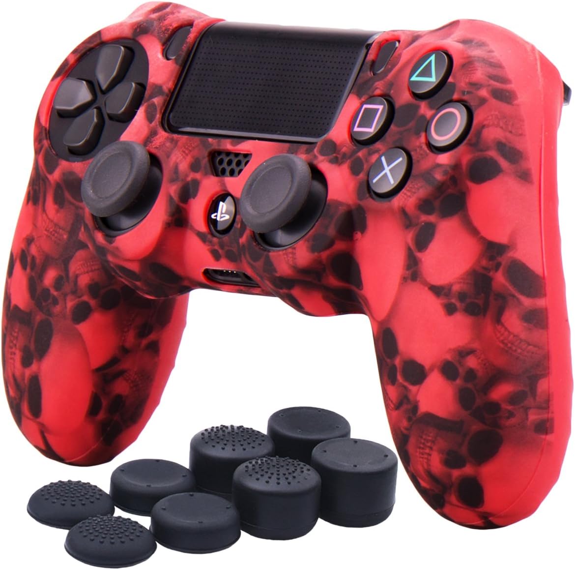 YoRHa Water Transfer Printing Skull Silicone Cover Skin Case for Sony ...