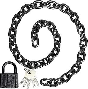 Amazon.com : Security Chain Lock 43 Inch, Heavy Duty 8mm Manganese ...