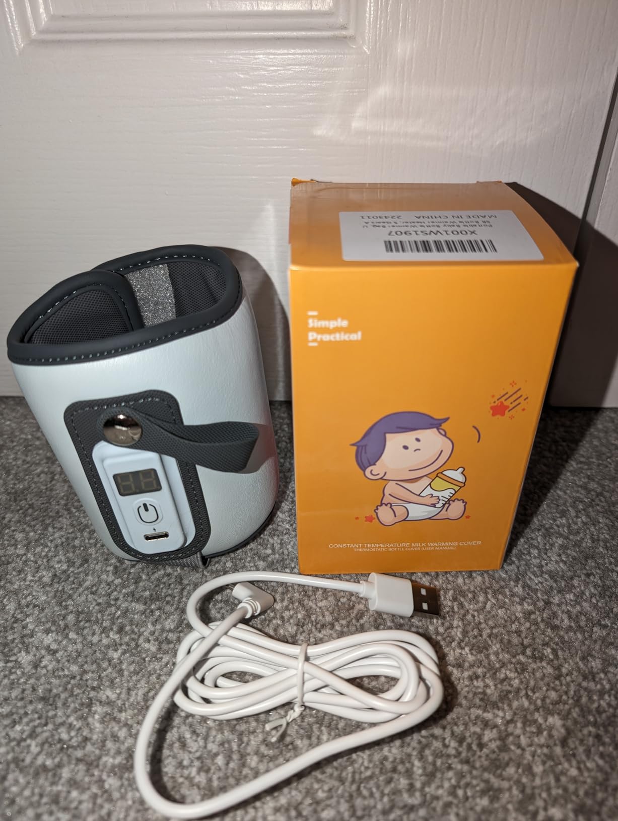 Portable Baby Bottle Warmer Bag, USB Bottle Warmer Heater, 5 Gears ...