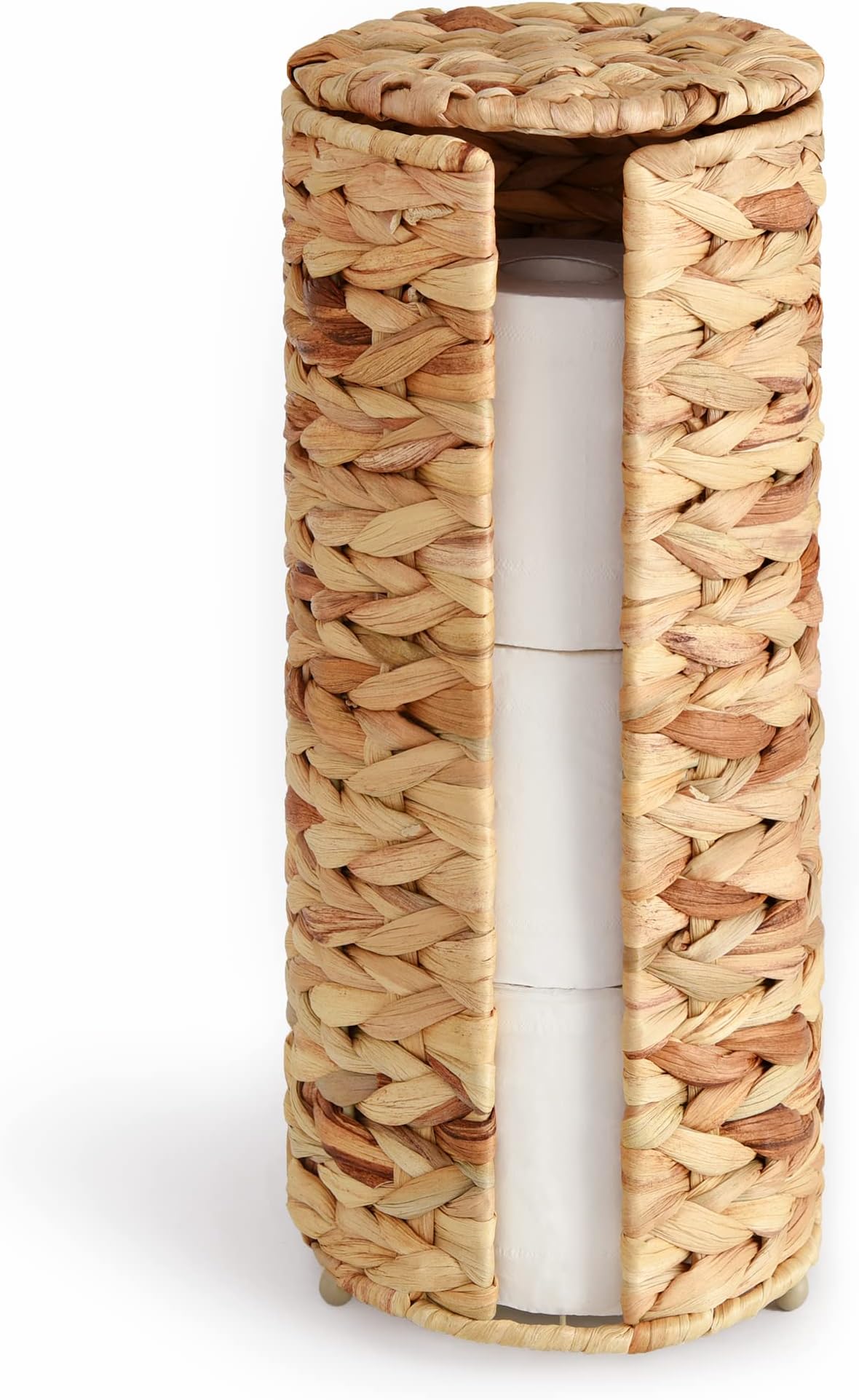 Amazon.com: Graciadeco Stand Toilet Paper Storage with Lid Spare Extra ...