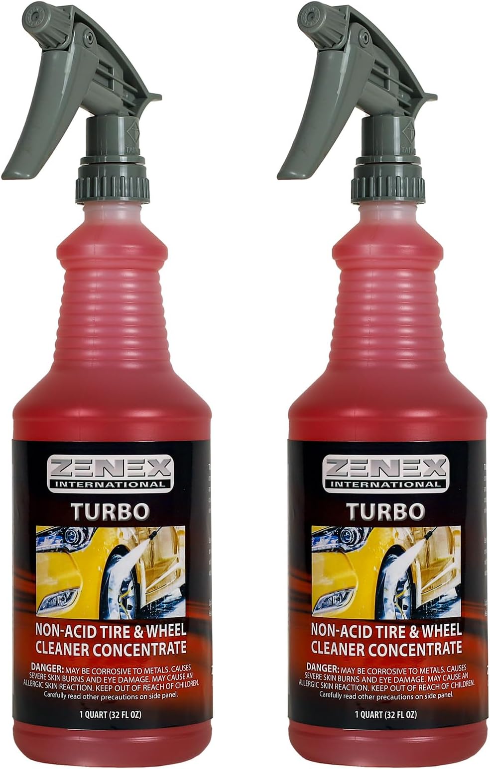 Amazon.com: Wheel & Tire Cleaner 16oz - 2 in 1 Formula, Brightens ...