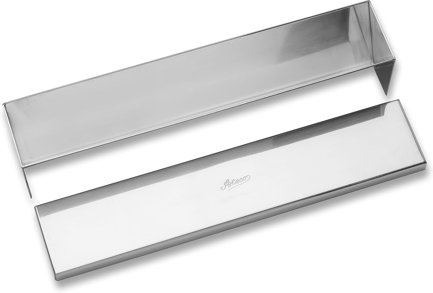 Ateco Rectangular Mold and Cover with Cone Shaped Bottom, Stainless ...