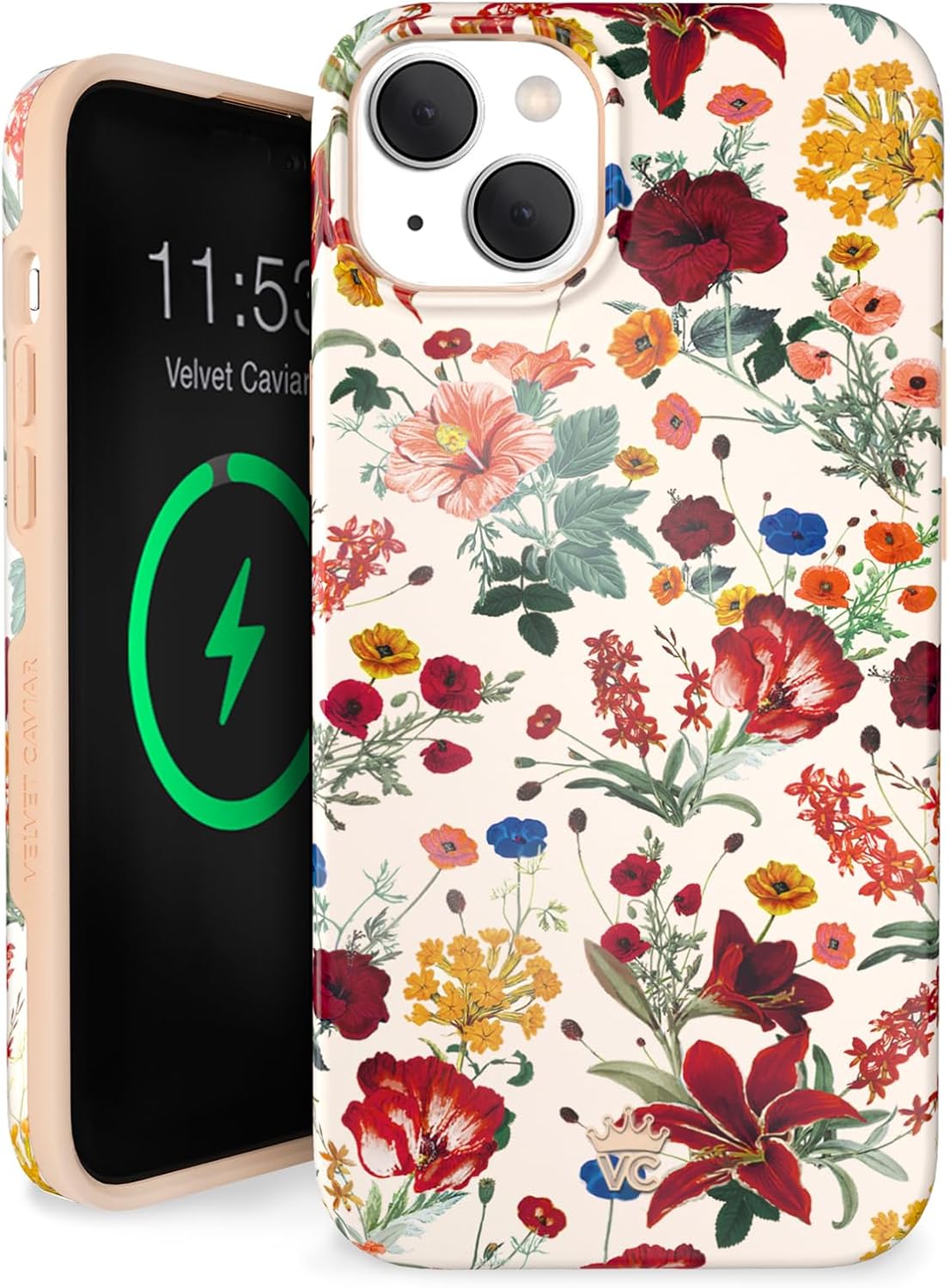 Amazon.com: Velvet Caviar Case Compatible with iPhone 15 Floral ...