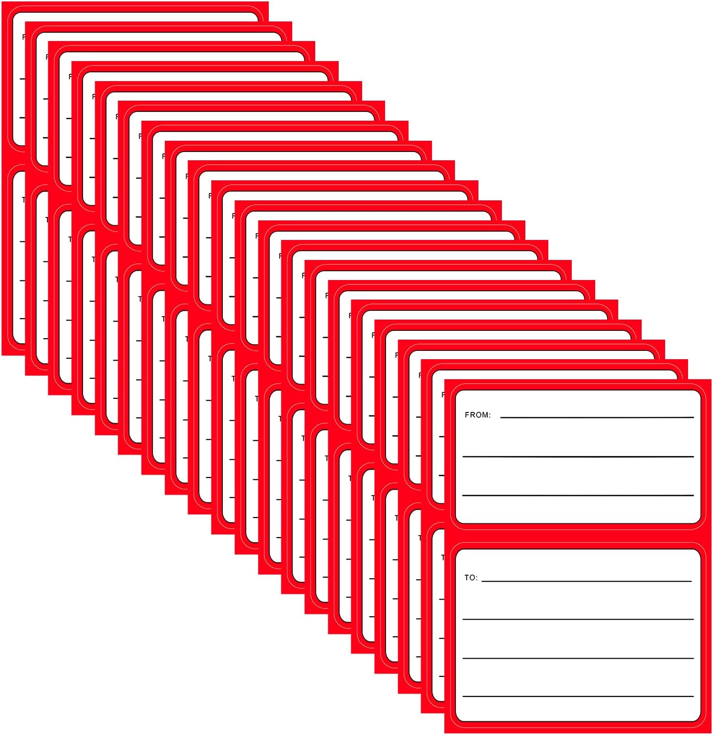 250 Premium Quality Self Adhesive Address Labels On Roll 89mm x 36mm ...