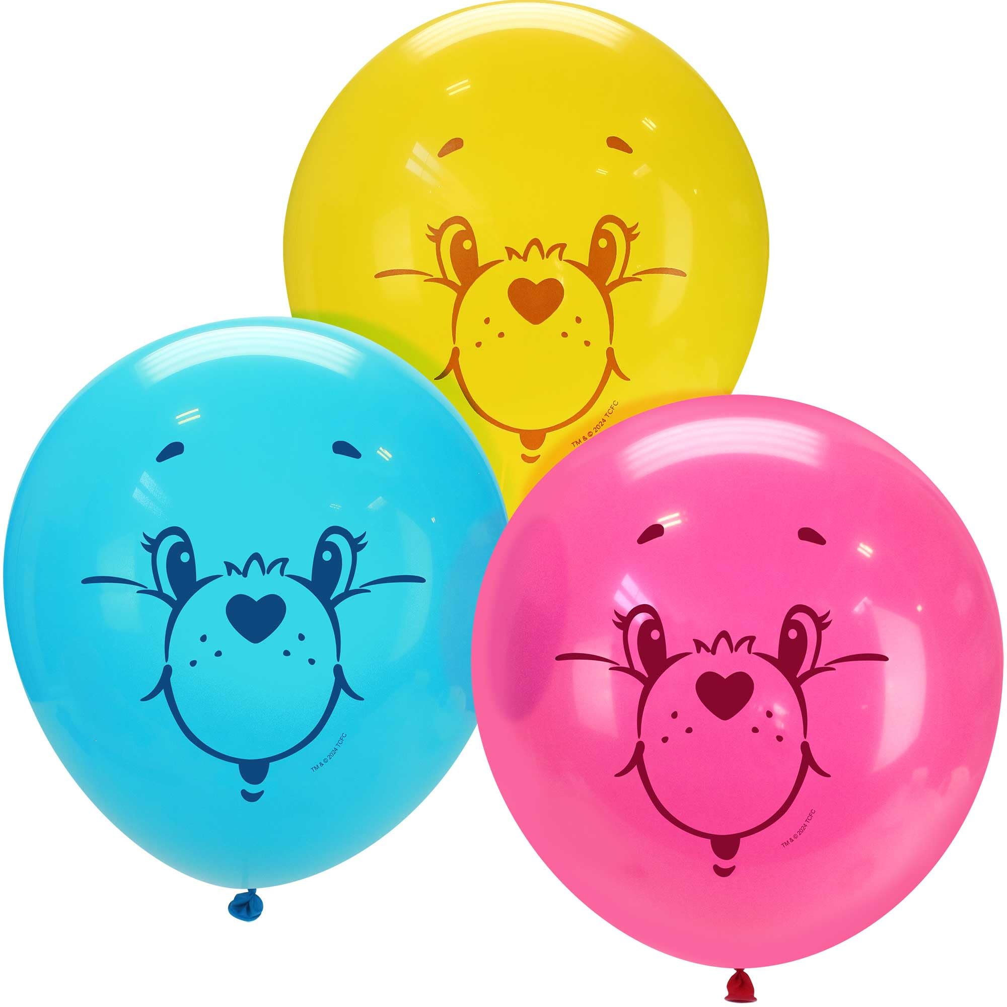Amazon.com: Care Bears Latex Balloons Set of 12 - Colorful Party ...