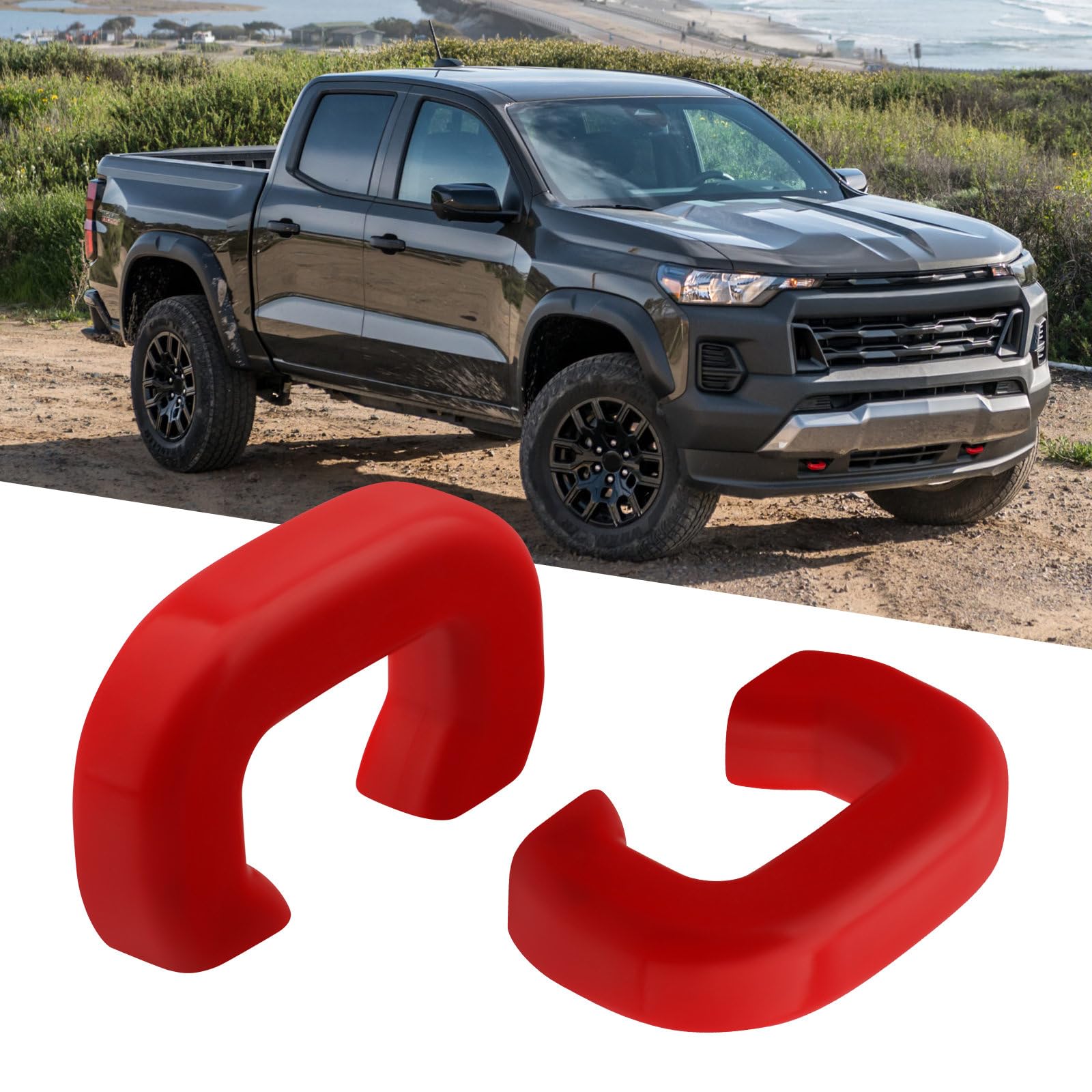 Amazon.com: TECHPICCO Front Tow Hooks Covers for Colorado/GMC Canyon 2025-2023, Hitch Cover ...