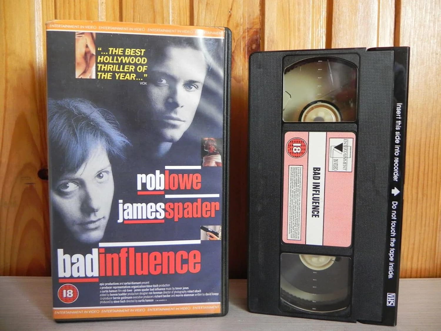 Bad Influence [VHS] : Rob Lowe, James Spader, Christian Clemenson, Lisa ...