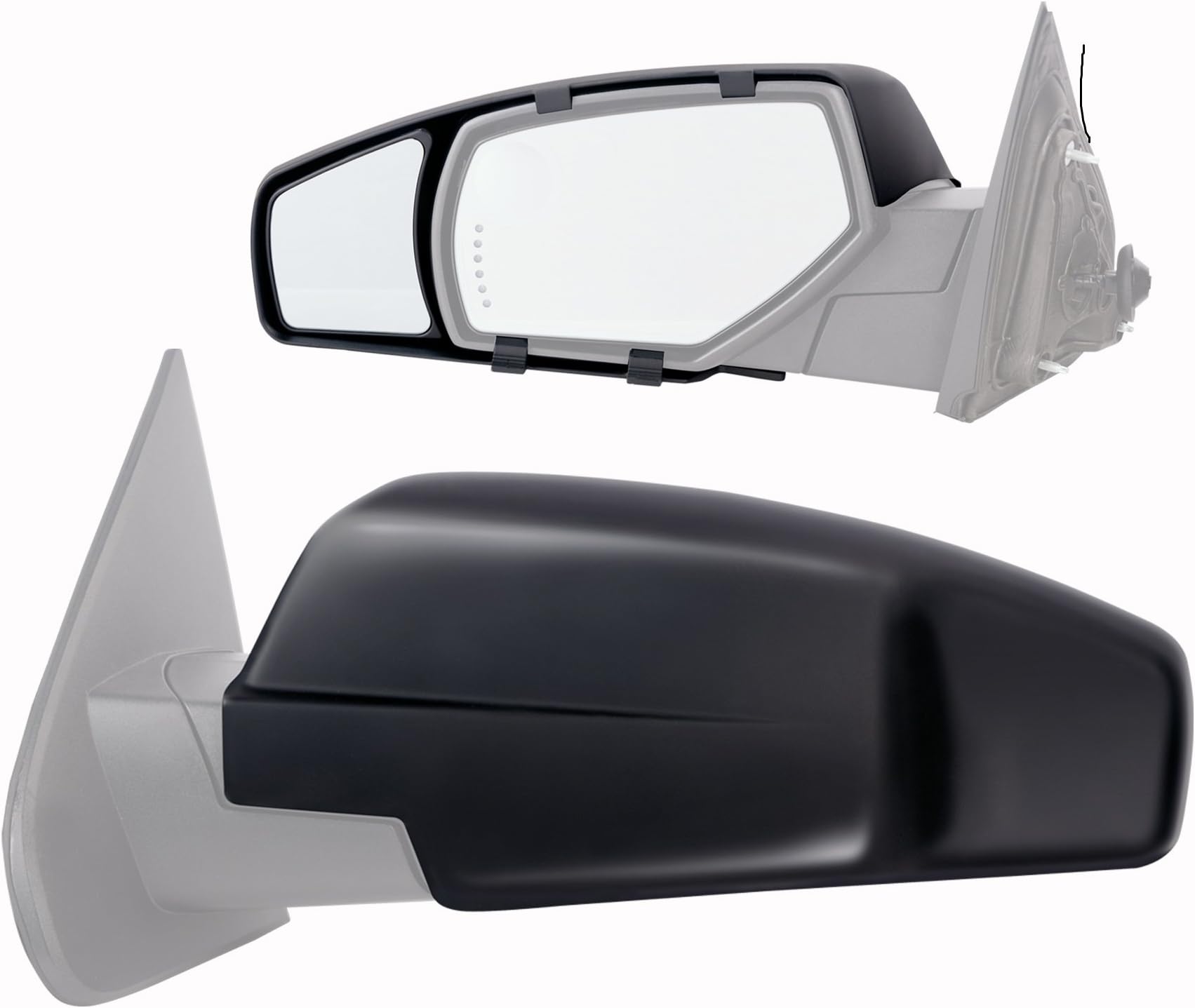 Fit System 80910 Chevrolet/GMC Full Size Truck Clip-On Towing Mirror ...