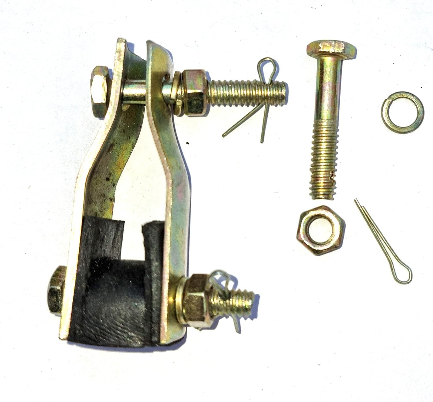 DESCTIDY Heavy Duty Steel Rubber Ceiling Fan Clamp With Special Fan Rod ...