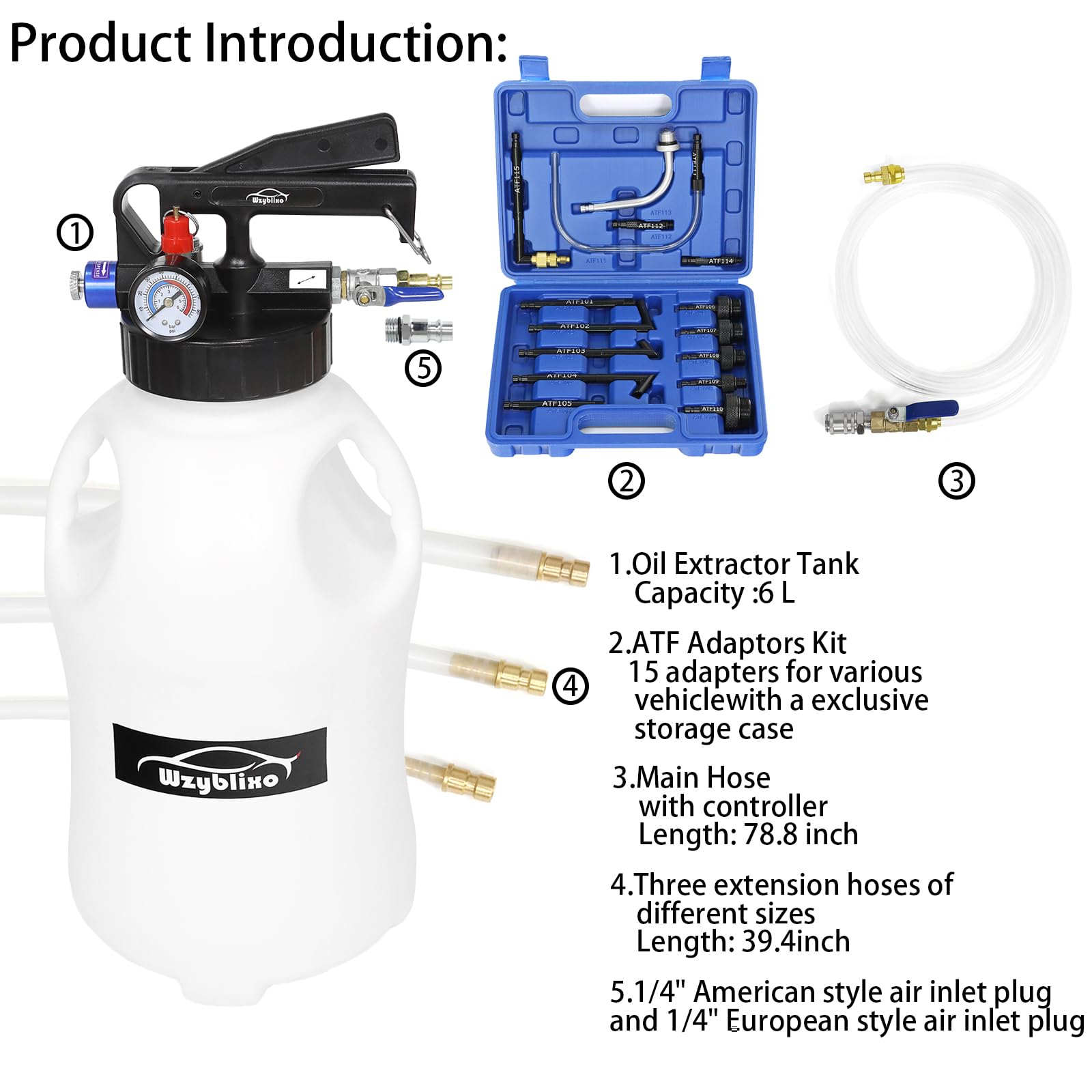 Snapklik.com : 10L Transmission Fluid Pump And Oil Extractor Pump,6L ...