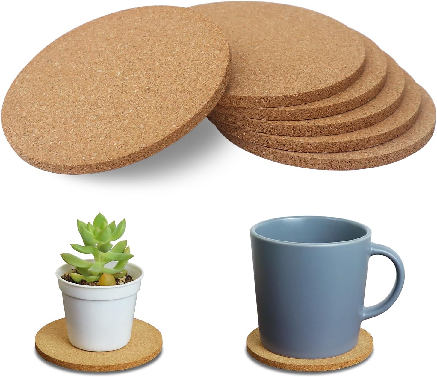 Amazon.com | Set of 6 Cork Coasters from Thirstystone: Coasters