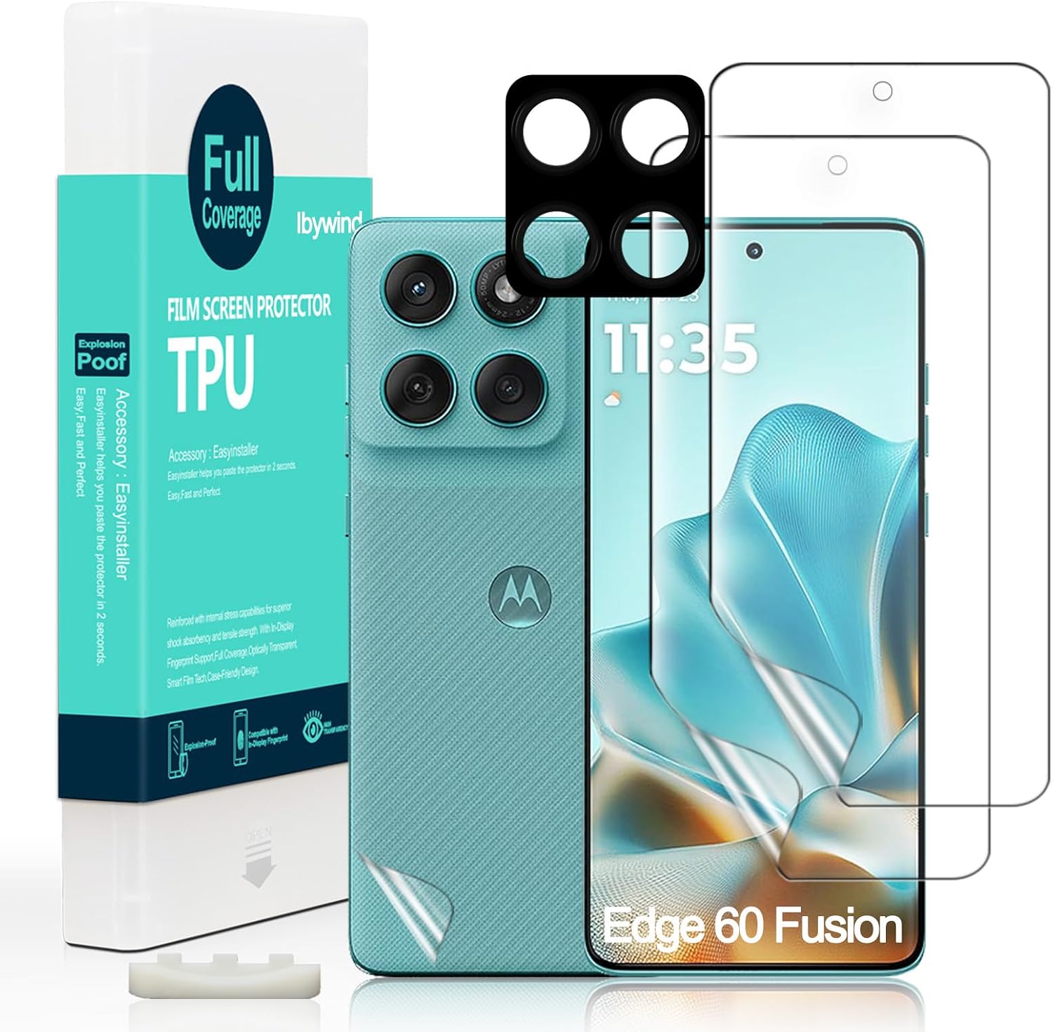 Ibywind For Motorola Edge 60 Fusion 5G 6.67", 2 Pcs Screen Protector ...
