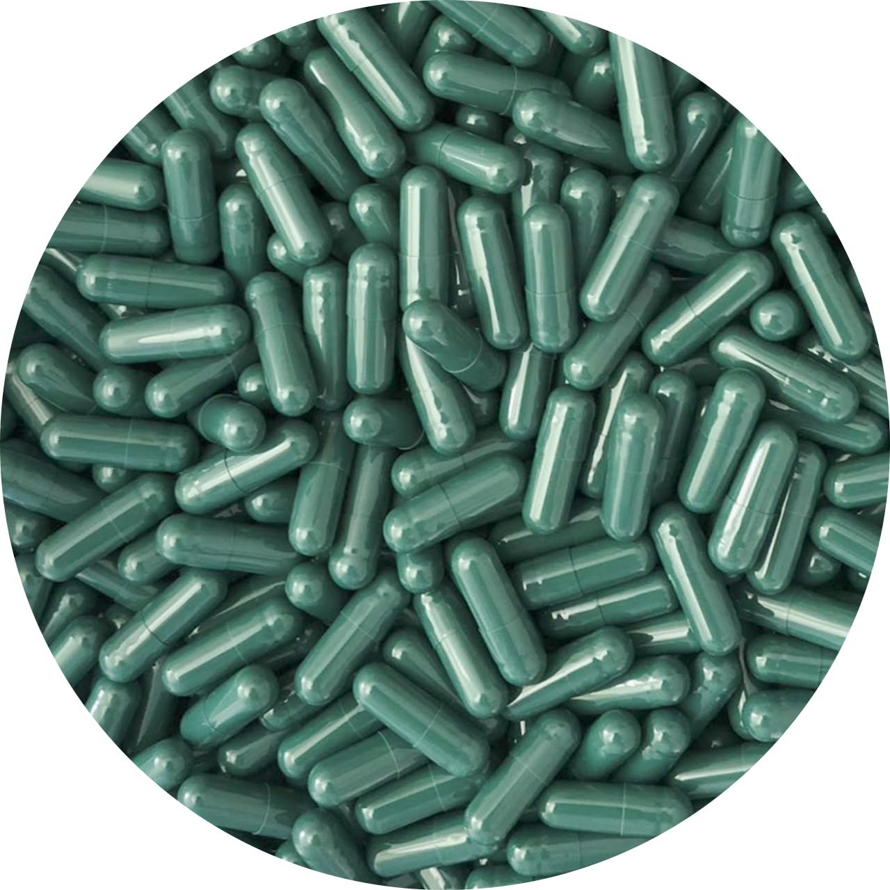 Pure Capsules® Size 2 Empty Capsule Dark Green-Size 2 Dark Green Empty ...