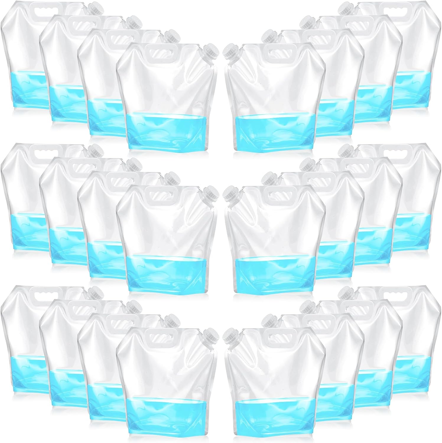 Amazon.com: Didaey 30 Pcs Collapsible Water Container Bag 2.6 Gallon ...