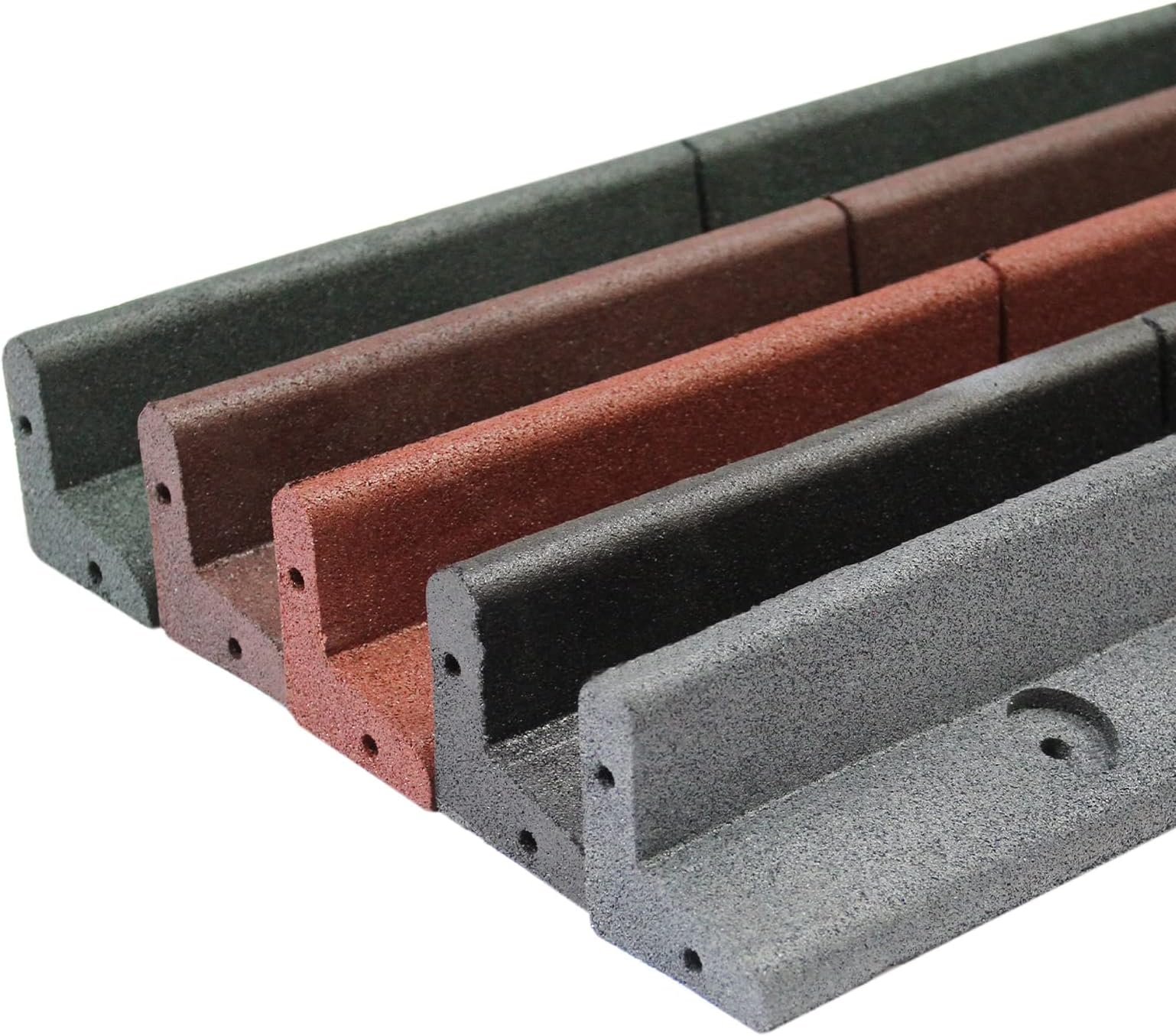 FlexiBorder – Bordure de Jardin Flexible pour gazons, allées, surplombs ...