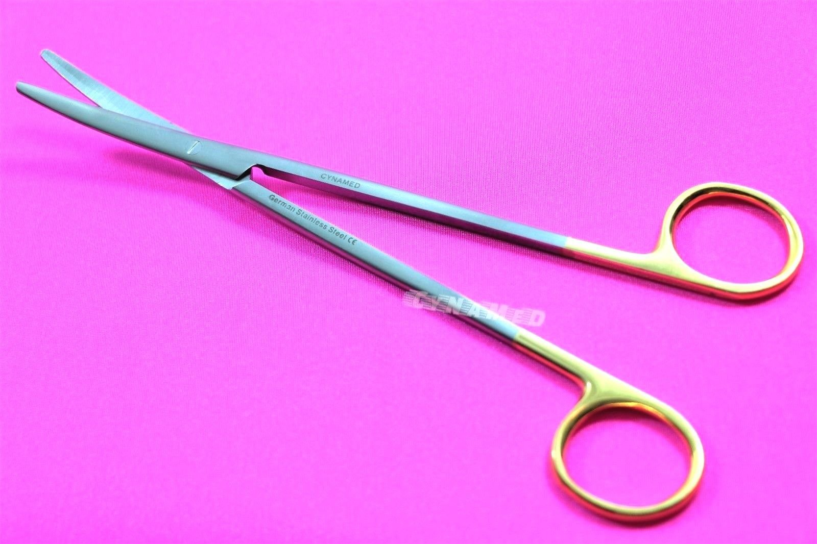 MT-001-CV Scissors German Metzebaum Scissors 7" Curved Blunt Tip - High ...