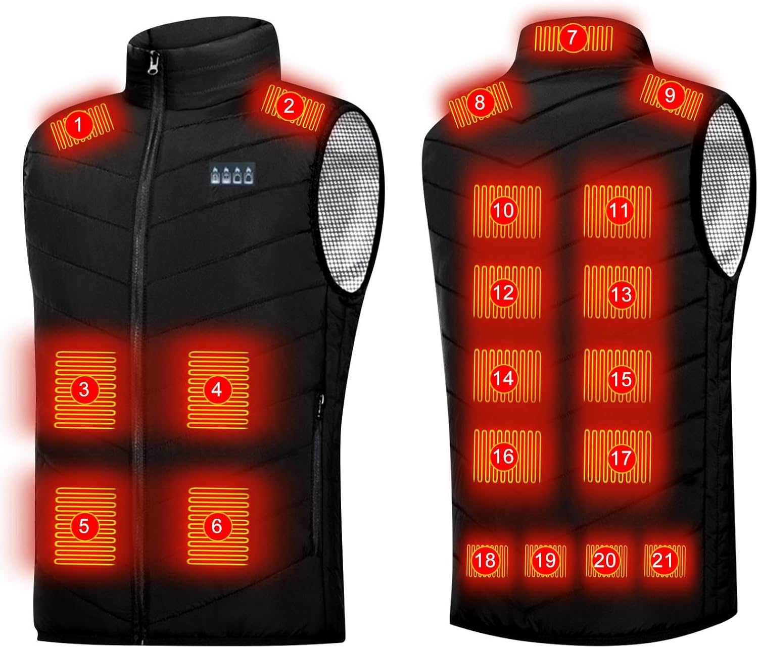 Amazon.com: Heated Coat For Women Mens Heated Vests Electric USB ...