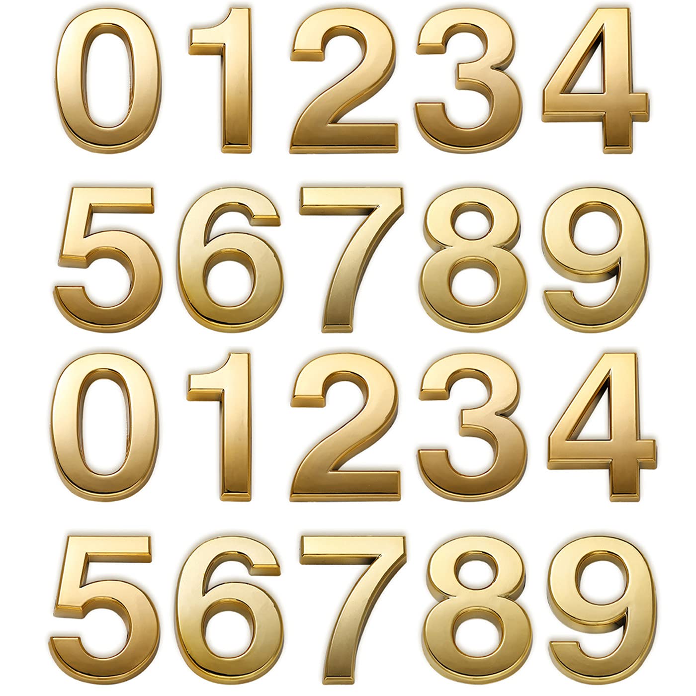 Amazon.com: HopeWan Small Mailbox Numbers 1.5 Inch, Self Stick Door ...