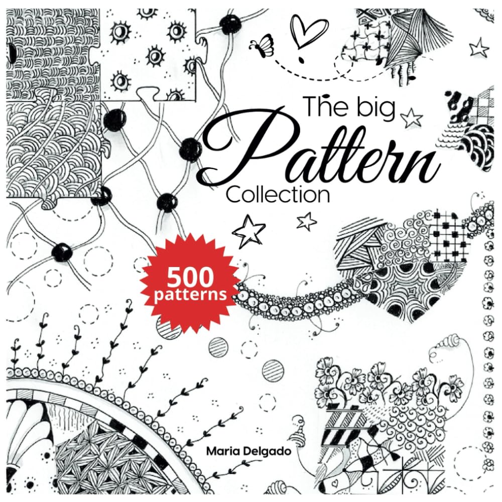 Amazon.com: The Big Pattern Collection: 500 pattern for Doodle ...