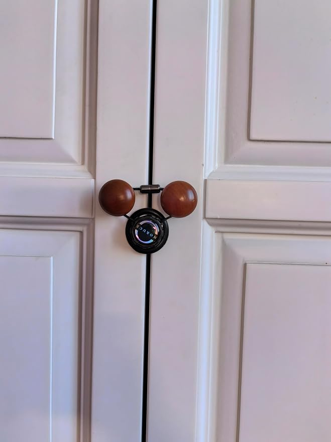 Amazon.com: HORUCE Adjustable Cabinet Safety Lock - Knob-Operated Strap ...