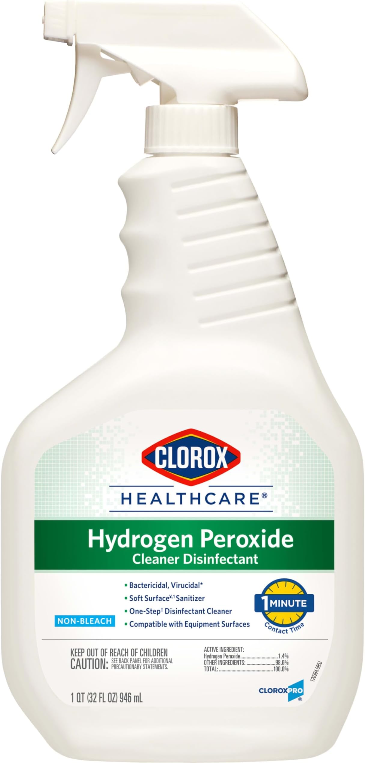 Amazon.com: Ecolab Sysco Peroxide Disinfectant and Glass Cleaner RTU ...
