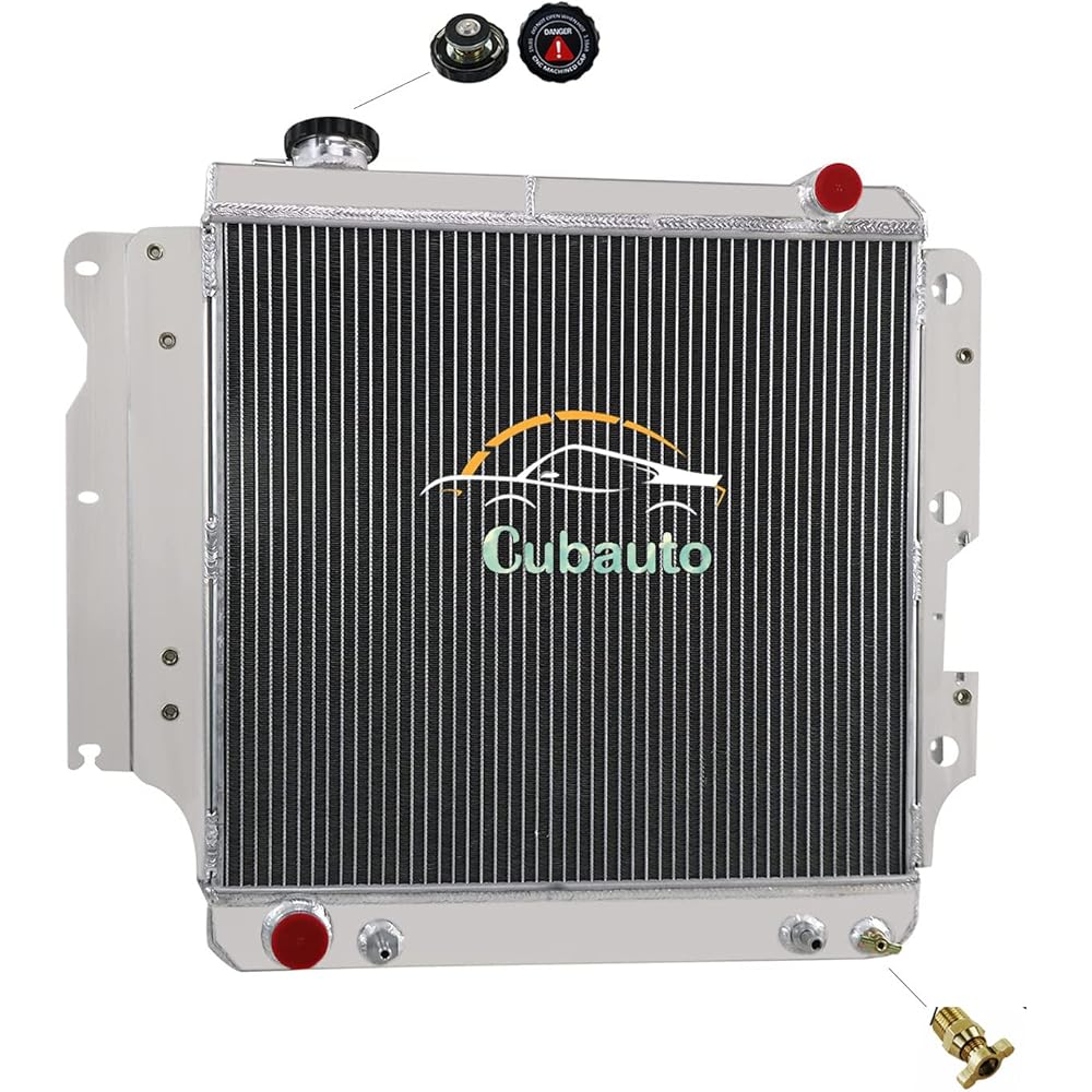 $27/mo - Finance Full Aluminum Radiator for 87-06 Jeep Wrangler YJ/TJ 2 ...