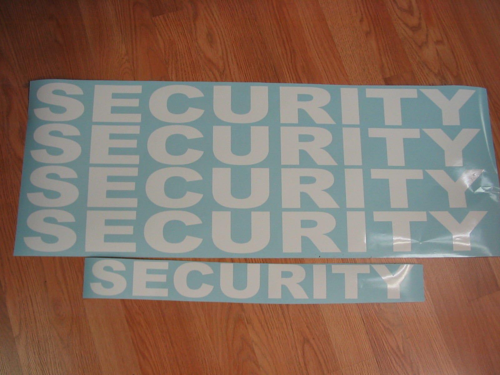 Amazon.com - White Security Decal Set Kit 5 Huge Stickers Lot 4 Car ...