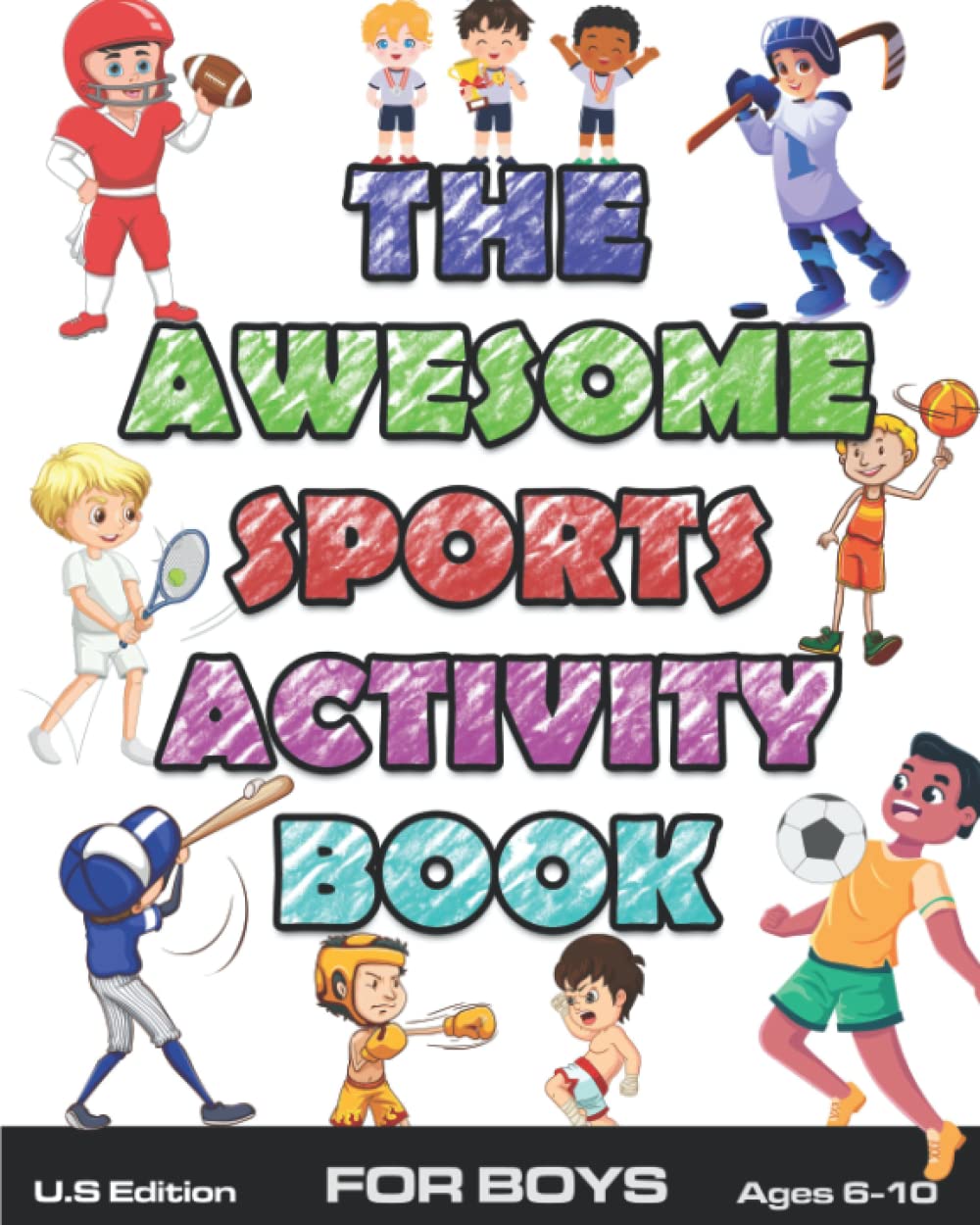 The Awesome Sports Activity Book for Boys: A sports themed activity ...