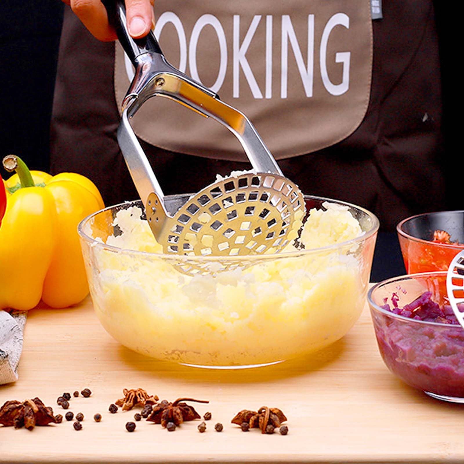 Snapklik.com : Potato Masher, Stainless Steel Mashed Potato Masher ...