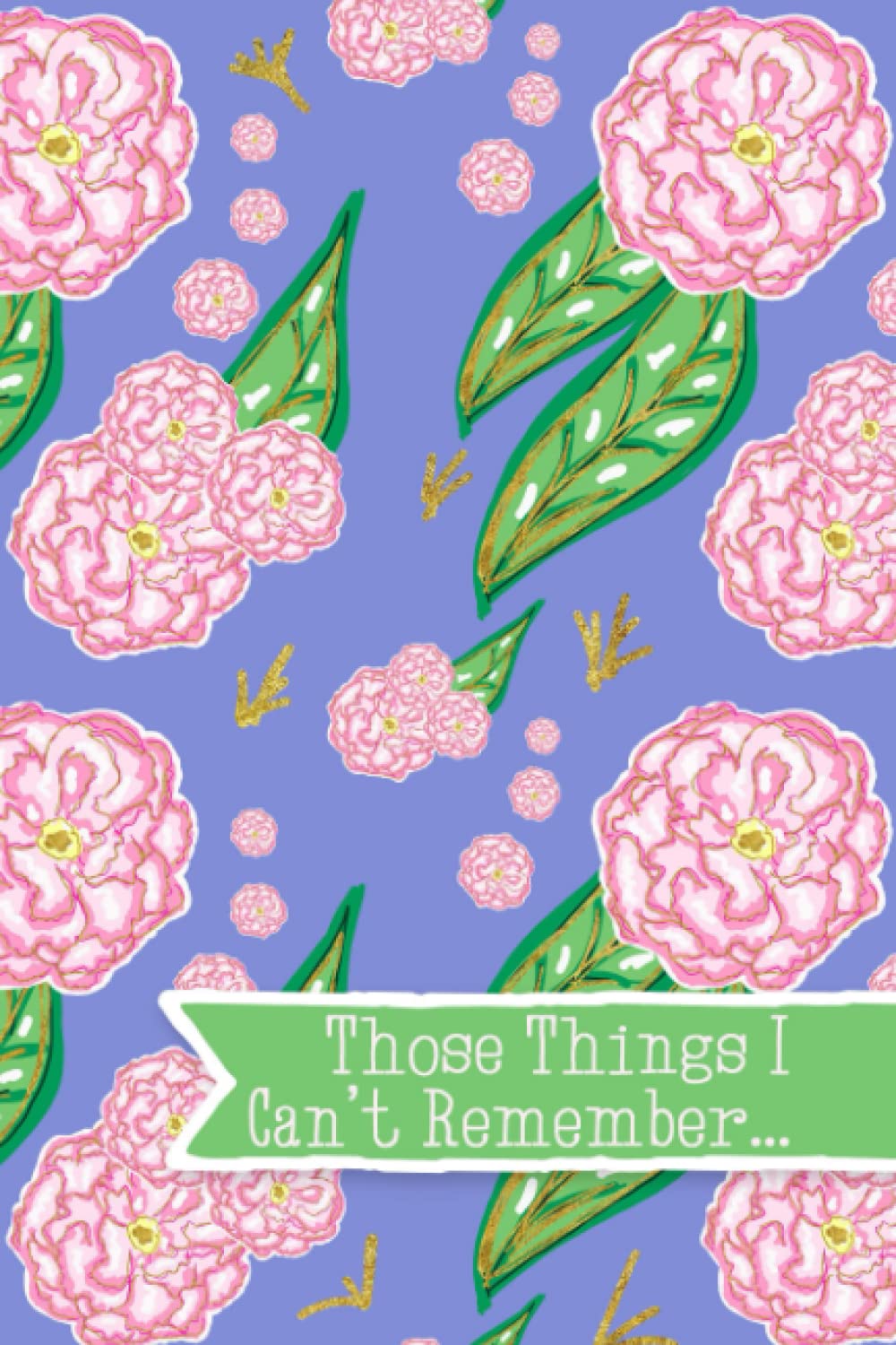 Cute Password Book Organizer with Lovely Begonia Floral Print: Those ...