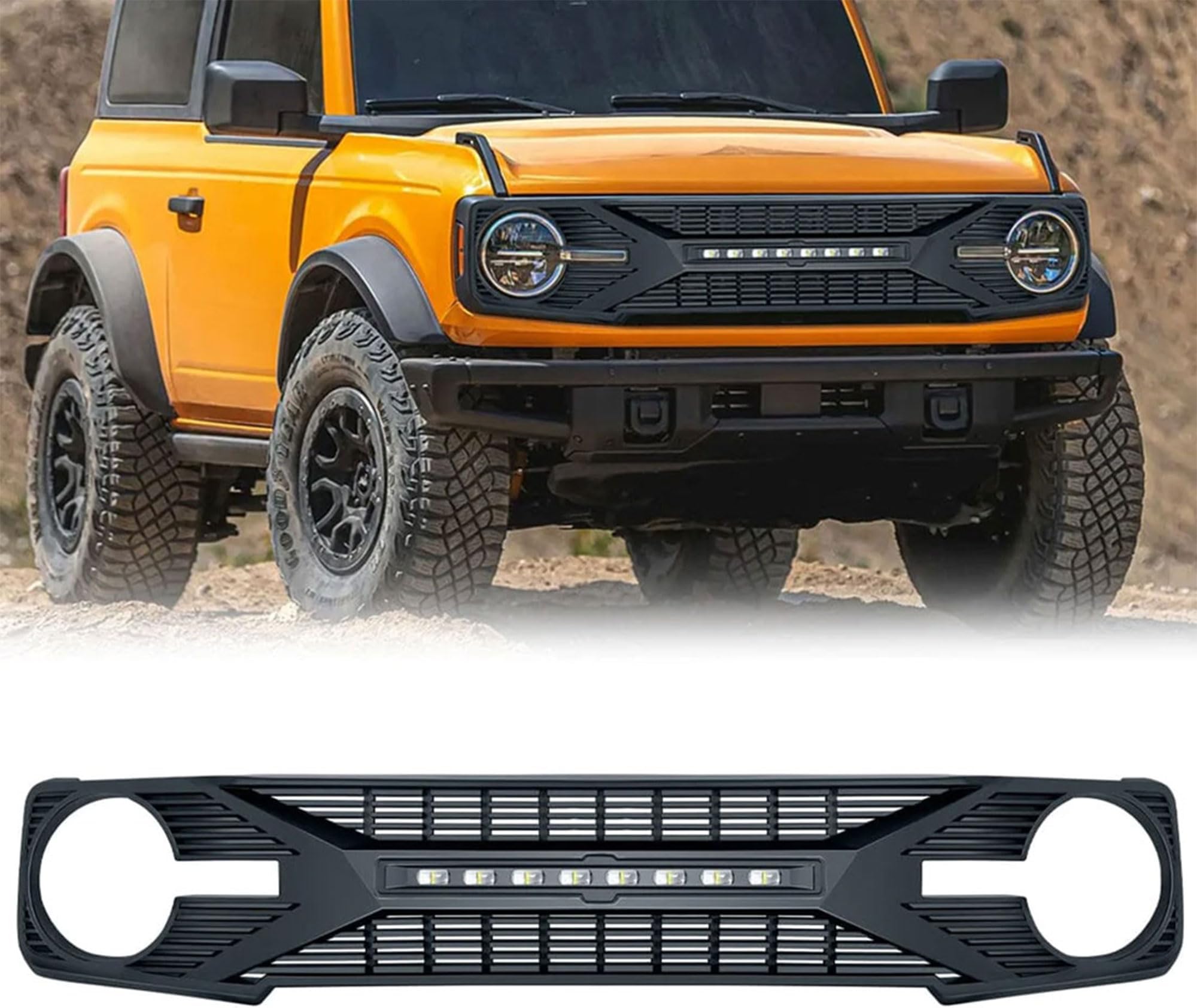 Amazon.com: IKON MOTORSPRTS Front Grille, Compatible With 2021-2024 ...
