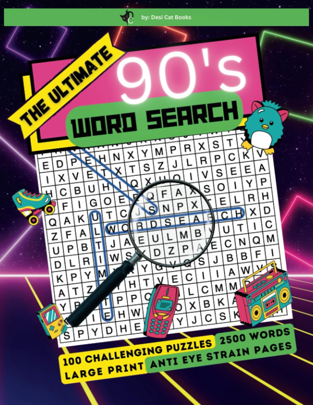 The Ultimate 90s Large Print Word Search For Adults!: Puzzle Activity ...
