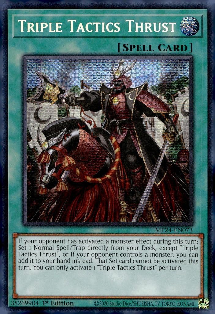 Amazon.com: Triple Tactics Thrust - MP24-EN073 - Prismatic Secret Rare ...