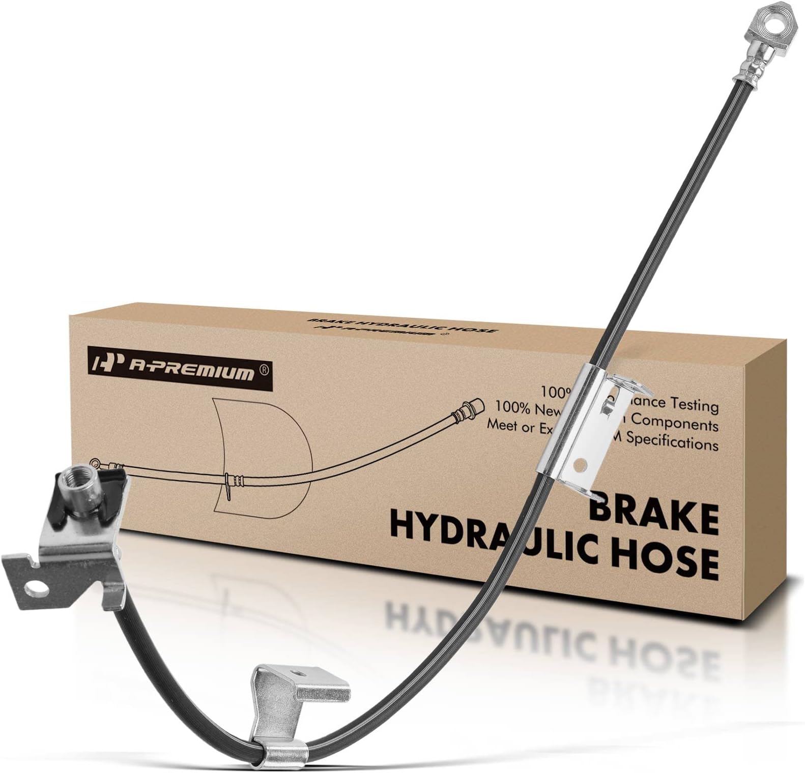Amazon.com: A-Premium Front Driver Brake Hydraulic Oil Hose Compatible ...