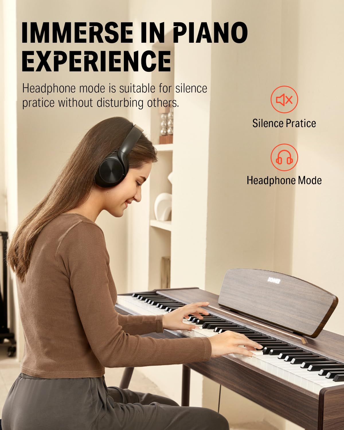 Snapklik.com : Donner DDP-80 Electric Piano 88 Keys Weighted Piano ...