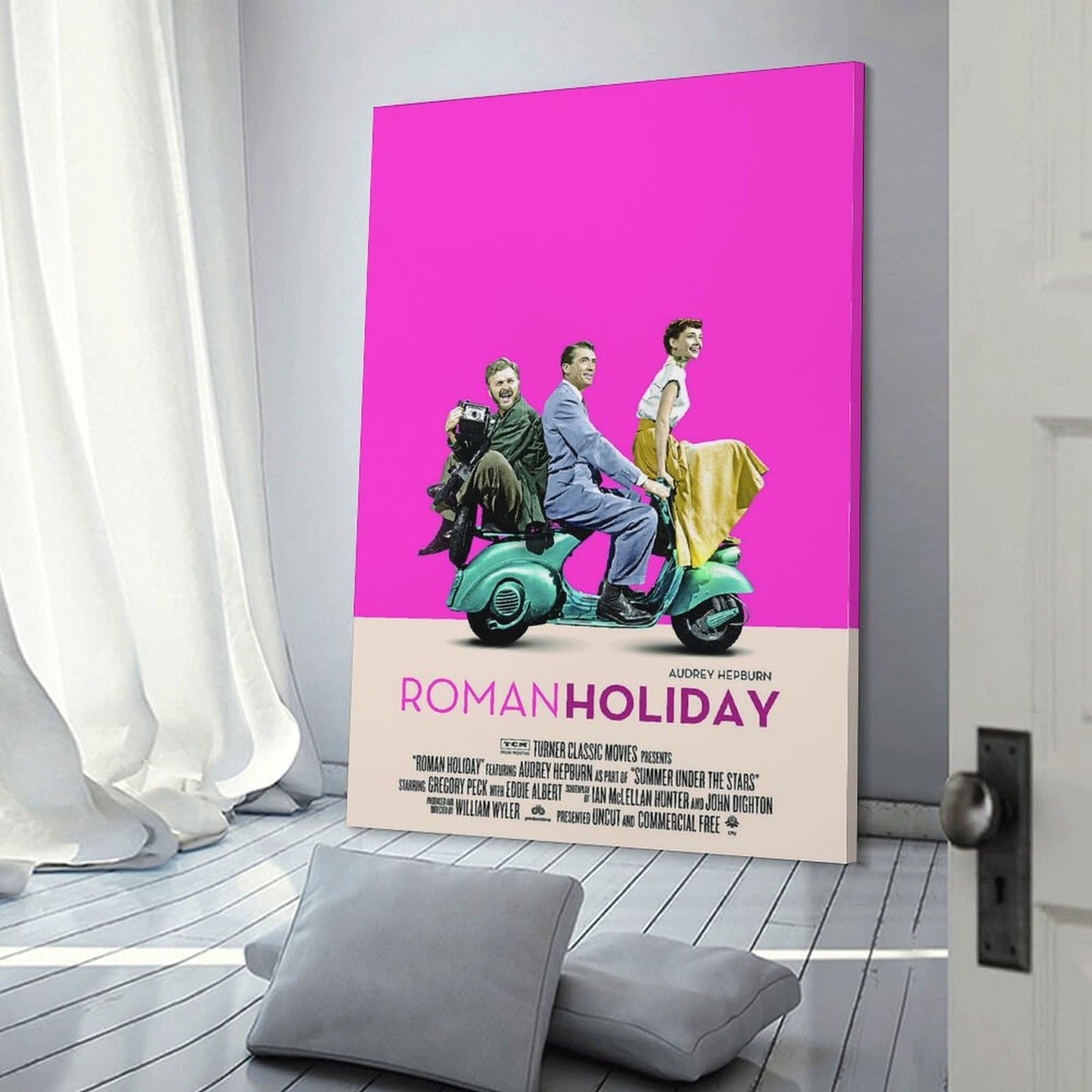 Roman Holiday Poster Pink Roman Holiday (1953) Original Movie Posters