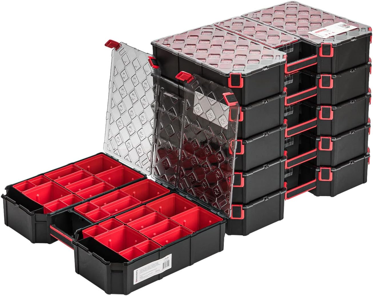 6x Modulierter Sortimentskasten XXL – 390 x 577 x 105 mm ...