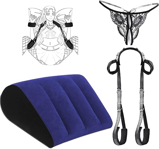 Amazon.com: Sex Furniture Set Sex Bondage Restraints Kit with Sex Pillow,Handcuffs Ankle Cuffs ...