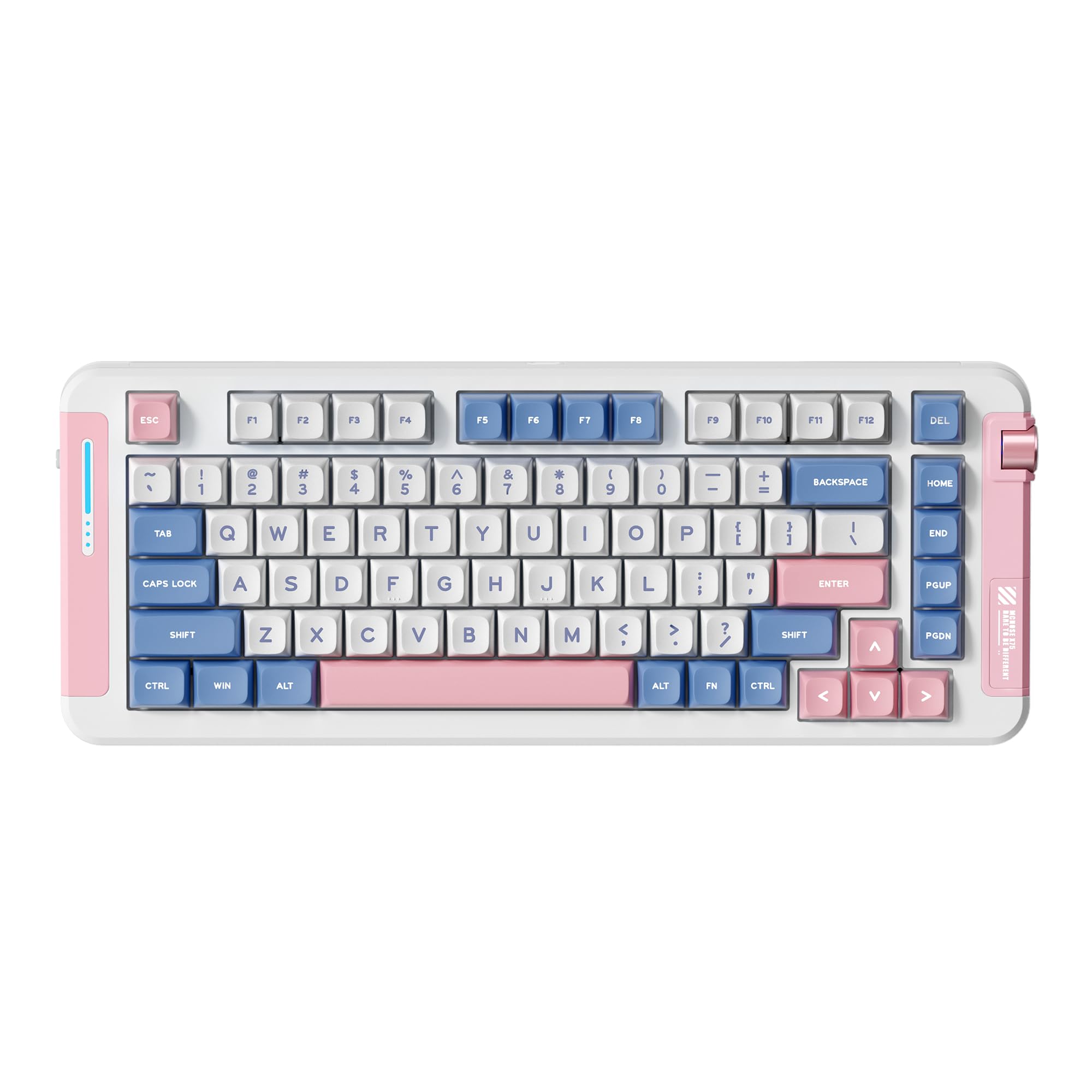 Snapklik.com : MCHOSE X75 Wireless Mechanical Keyboard, 75% Layout, Gasket Mounted, RGB Backlit ...