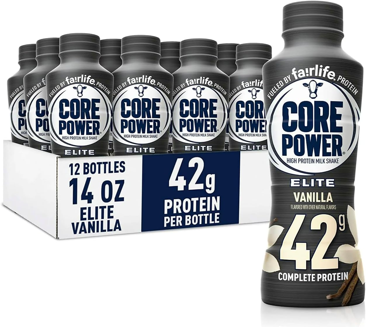 Amazon.com: Core Power Elite High Protein Shake (42g), Vanilla, 14 Fl ...