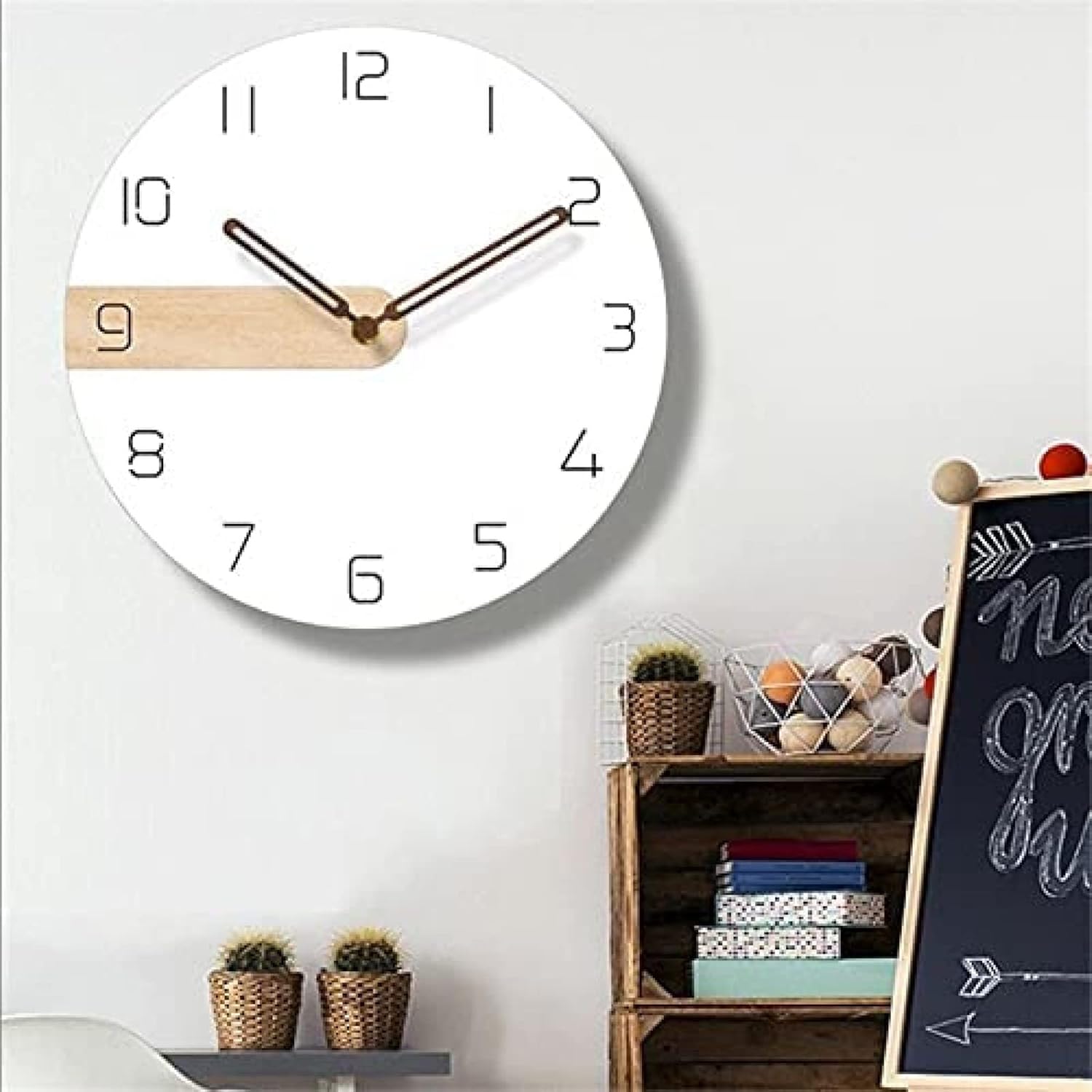 Kitchen Clocks Wall Large Wall Clocks Minimalist Acrylic Wall Clock ...