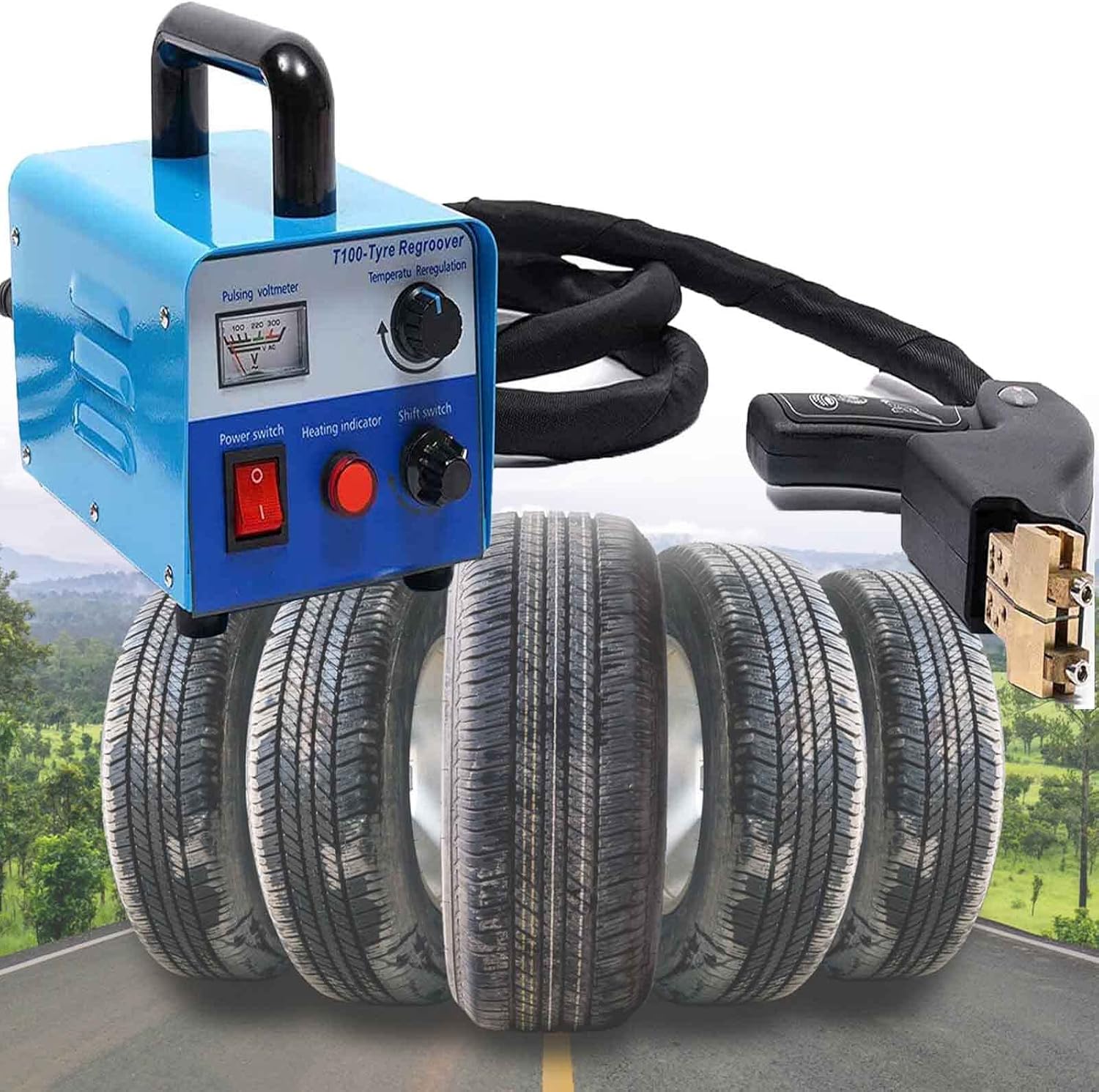 Amazon.com: HNCXHX Tire Groover Machine,Manual Tyre Regroover Electric ...