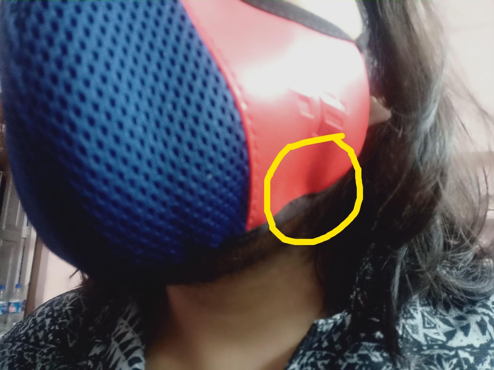 F Gear Luxur F95 Mask Size Large Dmnd Blk-Navy/Red-Brown Safeguard 7 ...