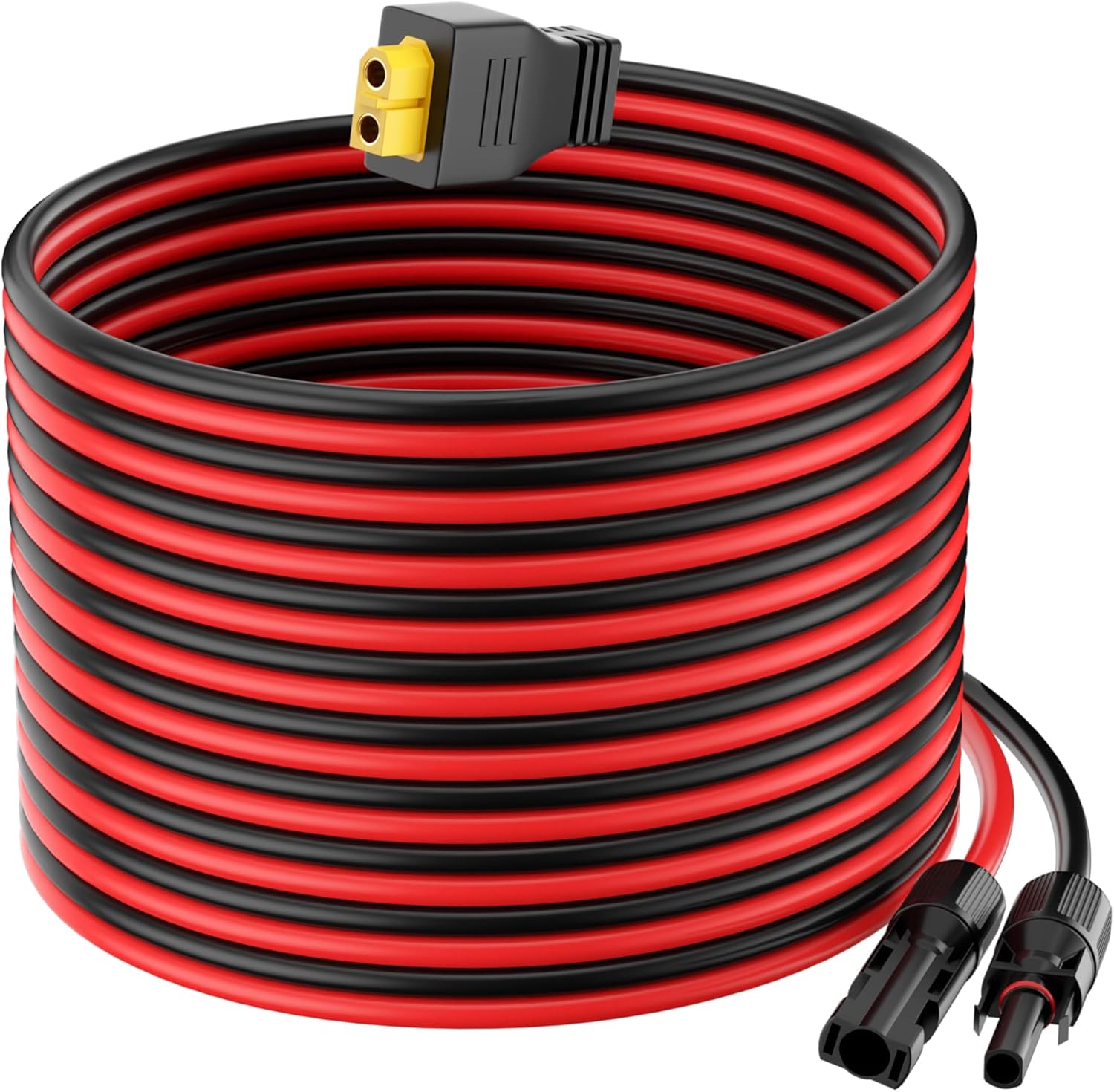 Amazon.com: 10AWG Solar Connector to XT60 Adapter Extension Cable Solar ...