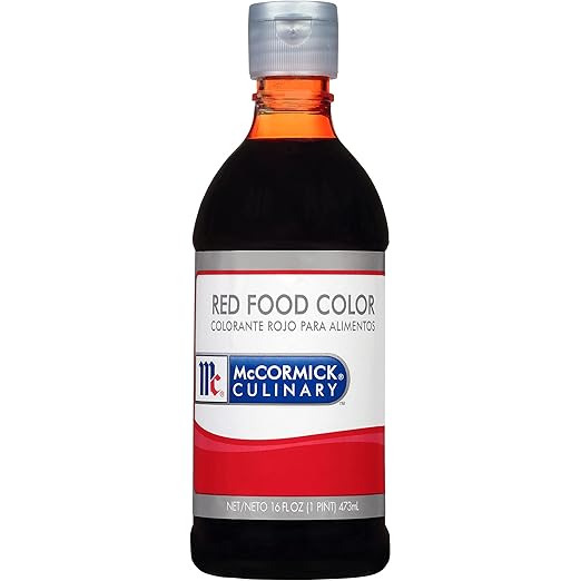 Amazon.com : McCormick Culinary Red Food Coloring, 16 fl oz - One 16 ...
