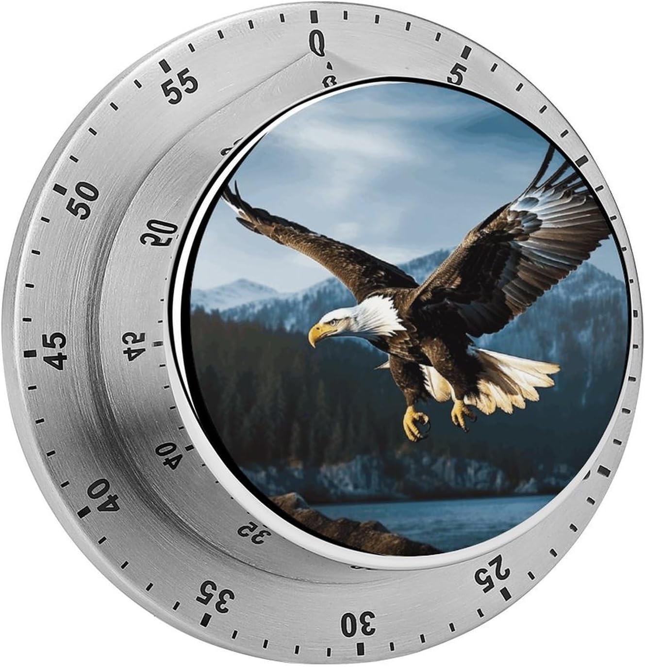 Eagle at Hunting Timer Stainless Steel Timers with Magnetic Base Multi ...