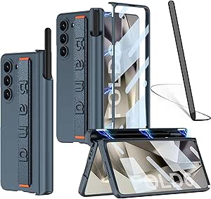 Amazon.com: Ninki S Pen Case for Samsung Galaxy Z Fold 6 with Screen Protector, Magnetic Hinge ...