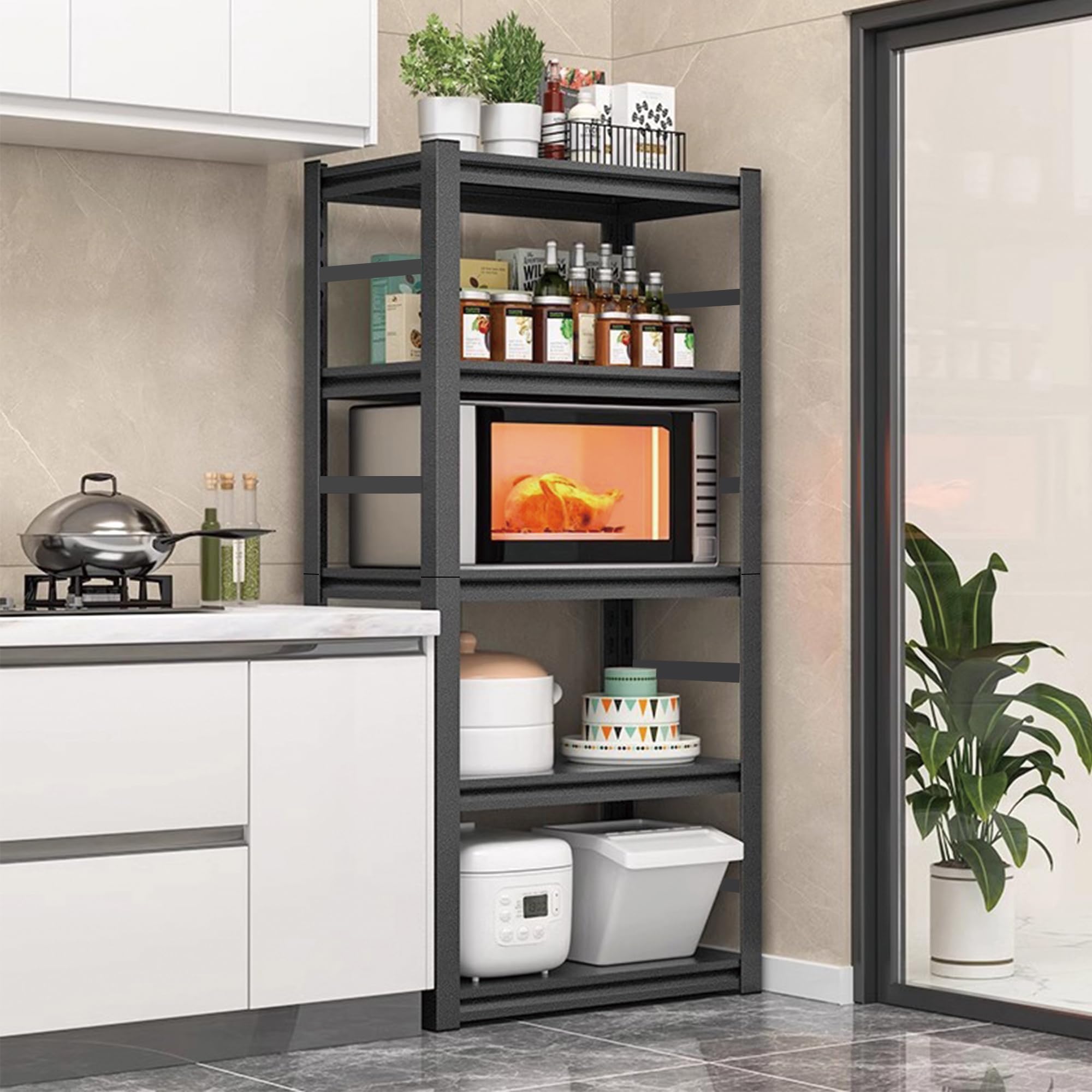 Snapklik.com : Kitchen Shelf Series, 5 Tier Adjustable 2000LBS Heavy ...