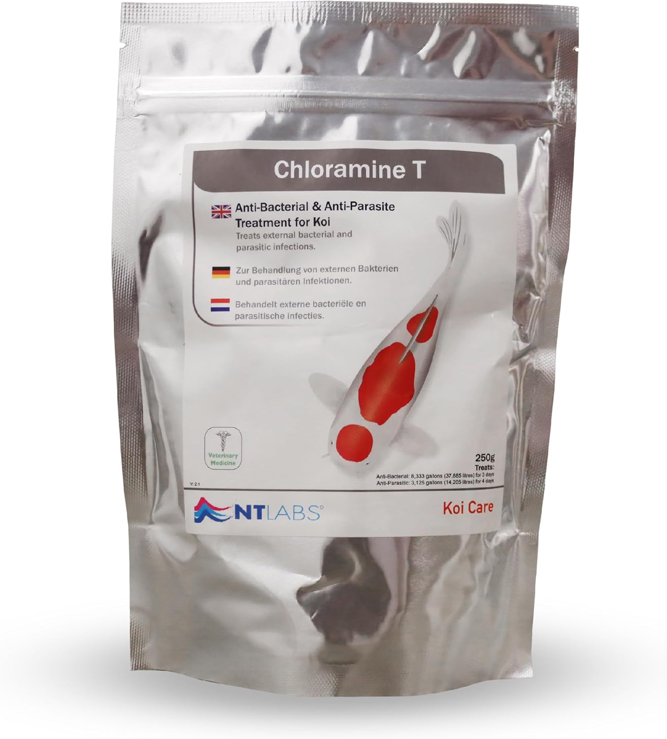 NT Labs Koi Care Chloramine T, Medicine for External Bacterial and ...