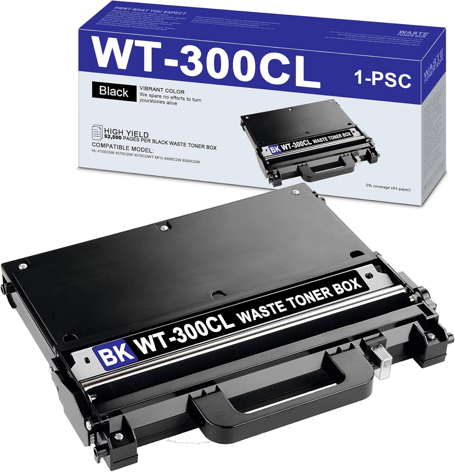 Amazon.com: ALUMUINK Super high Yield [Black, 1-Pack] Waste Toner Box ...